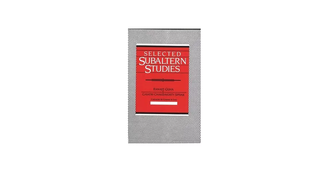 博客來-Selected Subaltern Studies