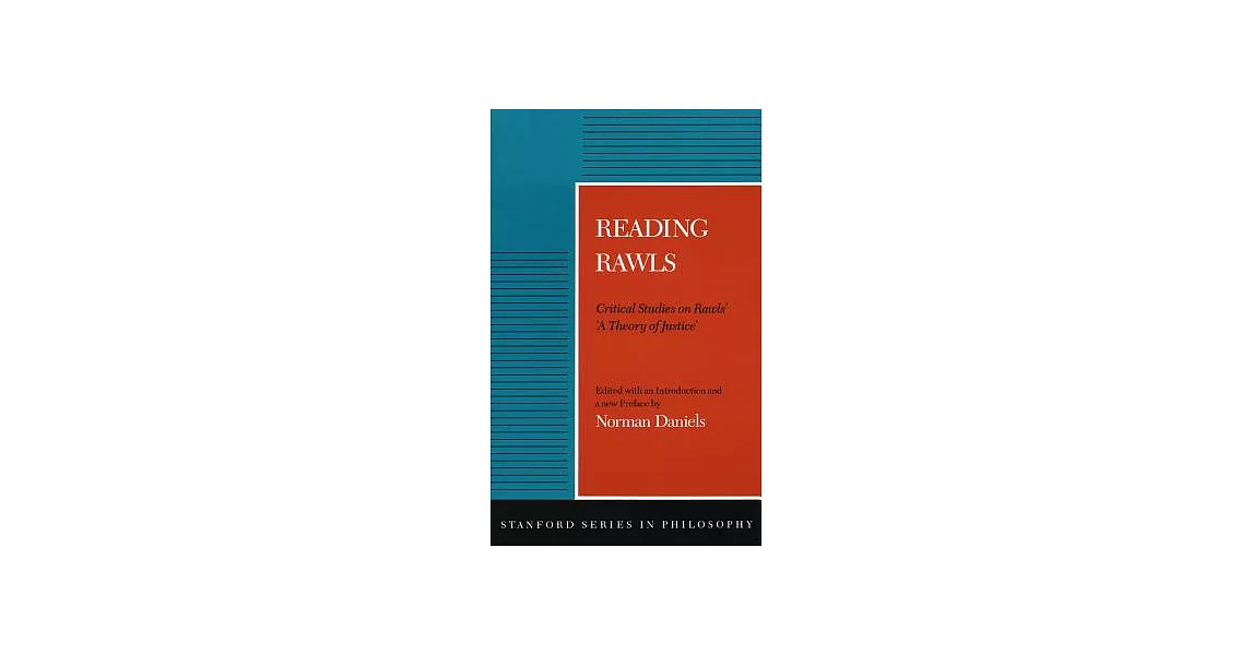 博客來-Reading Rawls: Critical Studies on Rawls’ ’a Theory of Justice’
