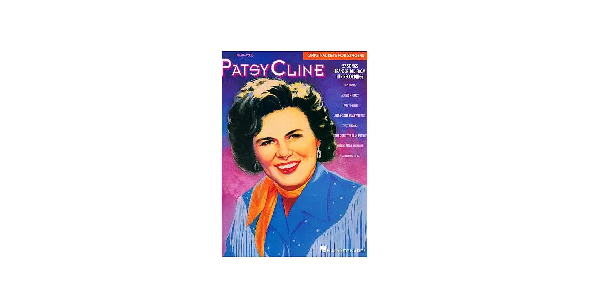博客來-Patsy Cline: Original Keys for Singers
