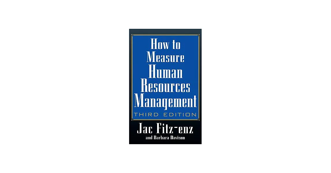 博客來-How to Measure Human Resource Management