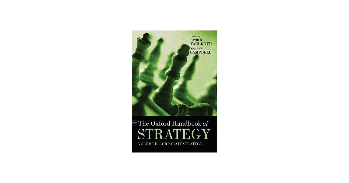 博客來-The Oxford Handbook of Strategy: Corporate Strategy