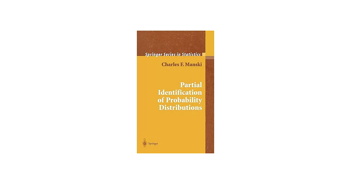 博客來-Partial Identification of Probability Distributions
