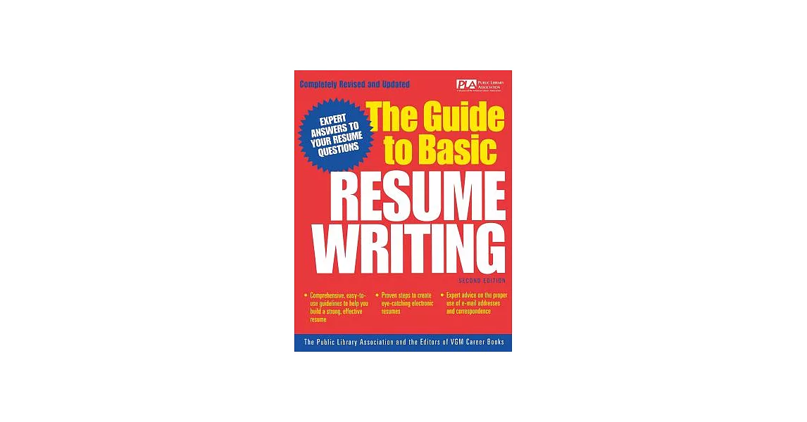 博客來-The Guide to Basic Resume Writing