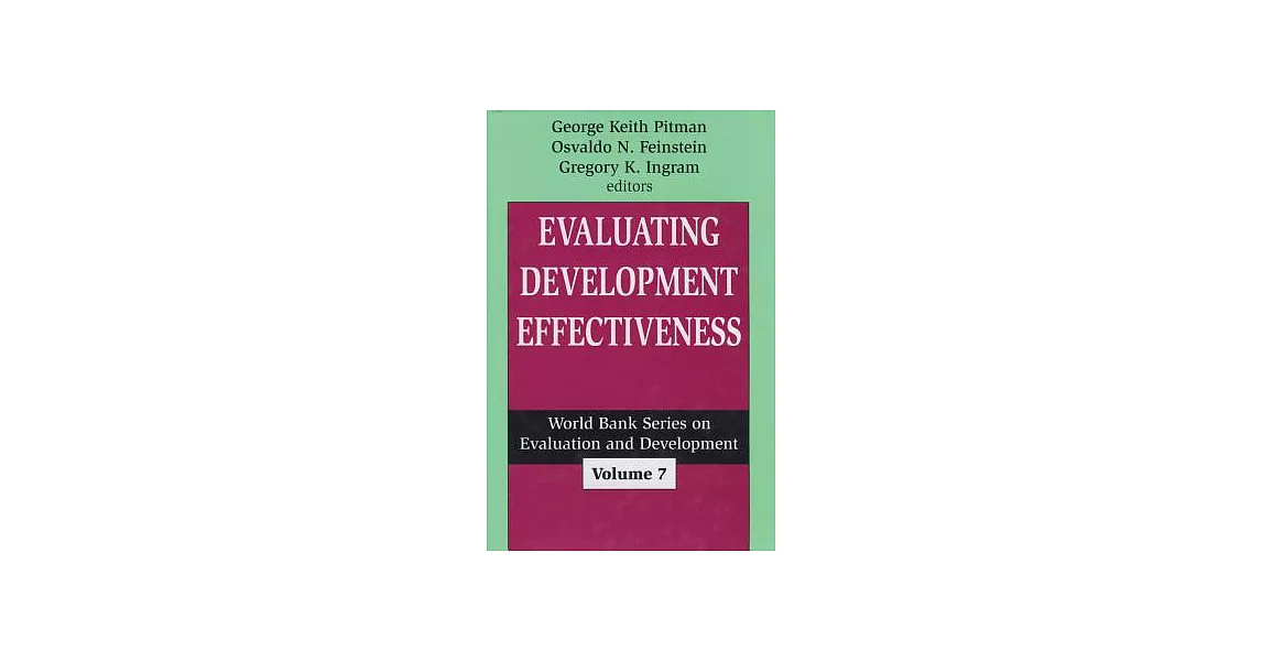 博客來-Evaluating Development Effectiveness