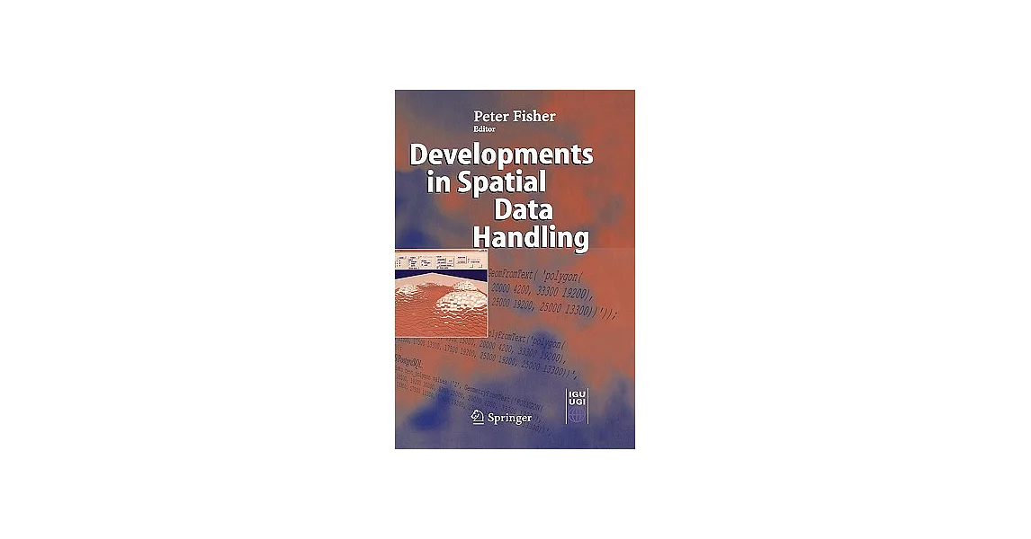 博客來-Developments In Spatial Data Handling
