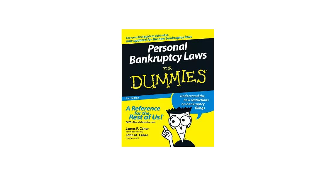 博客來-Personal Bankruptcy Laws for Dummies