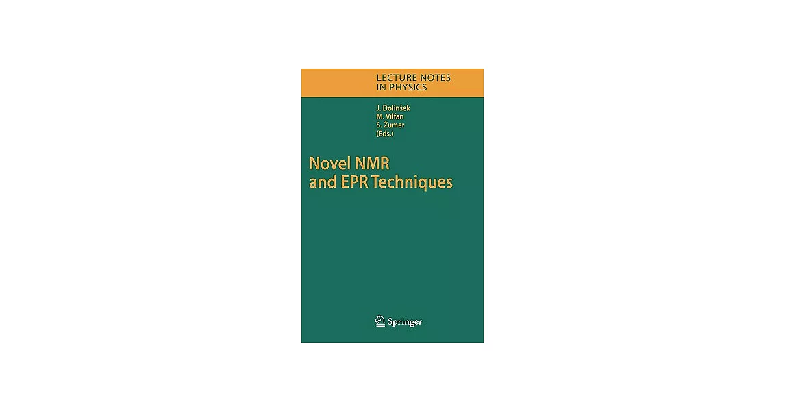 博客來-Novel NMR And EPR Techniques