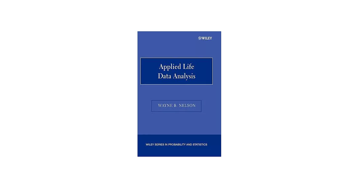 博客來-Applied Life Data Analysis