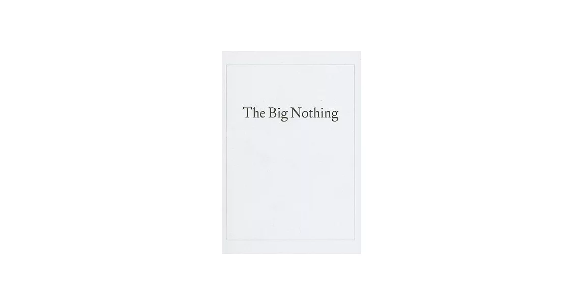 博客來-The Big Nothing