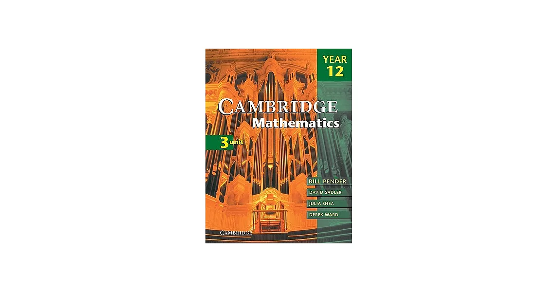 博客來-Cambridge 3 Unit Mathematics Year 12