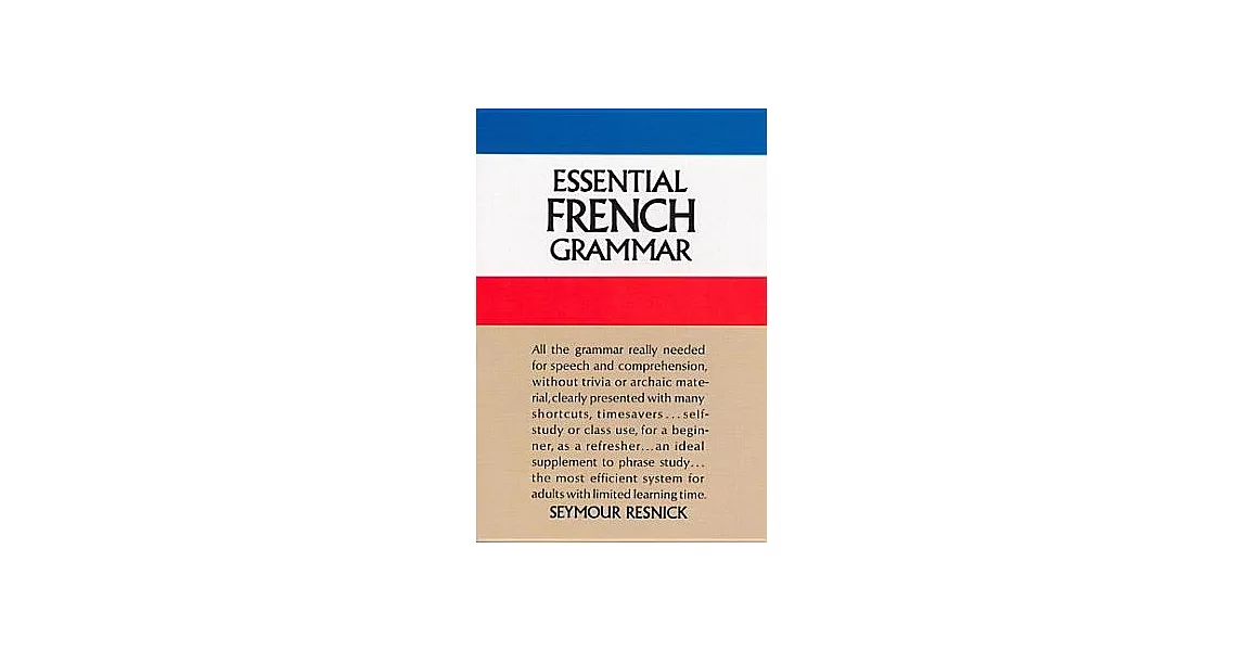 博客來-Essential French Grammar
