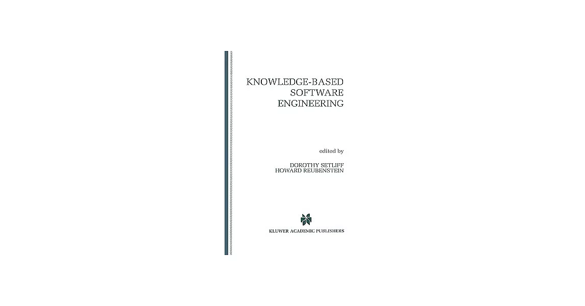 博客來-Knowledge-Based Software Engineering