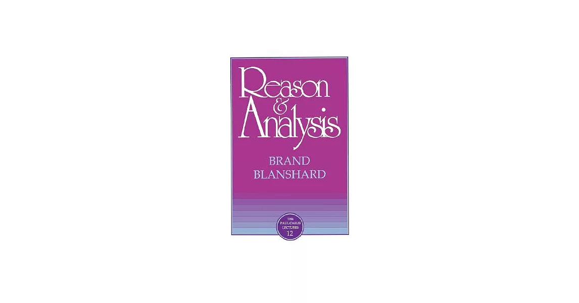 博客來-Reason & Analysis