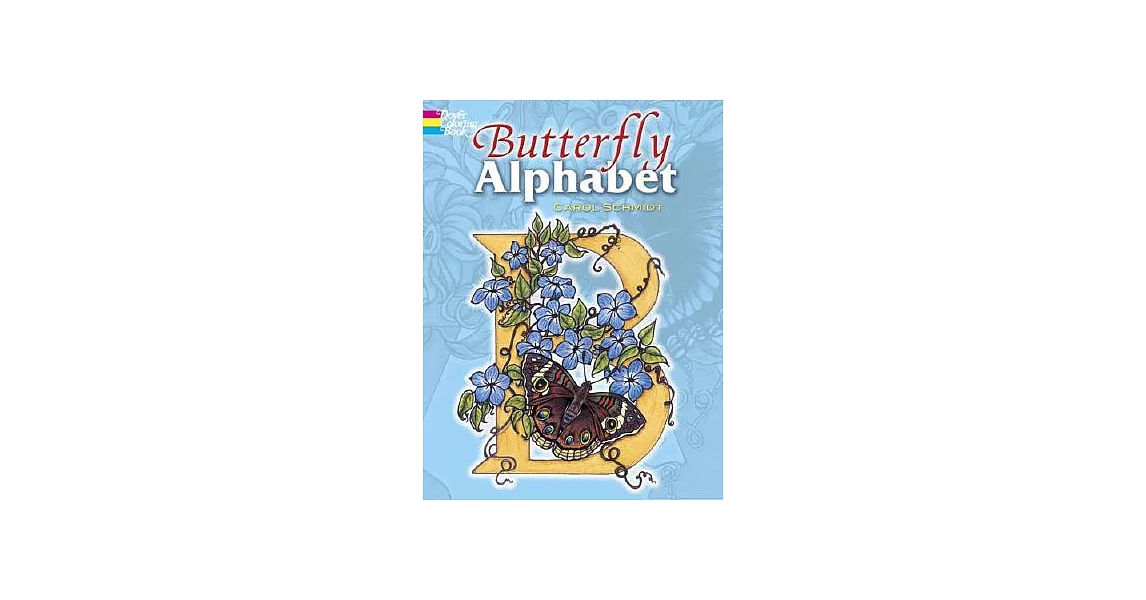 博客來-Butterfly Alphabet Coloring Book
