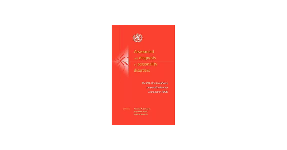 博客來-Assessment and Diagnosis of Personality Disorders: The Icd-10 ...