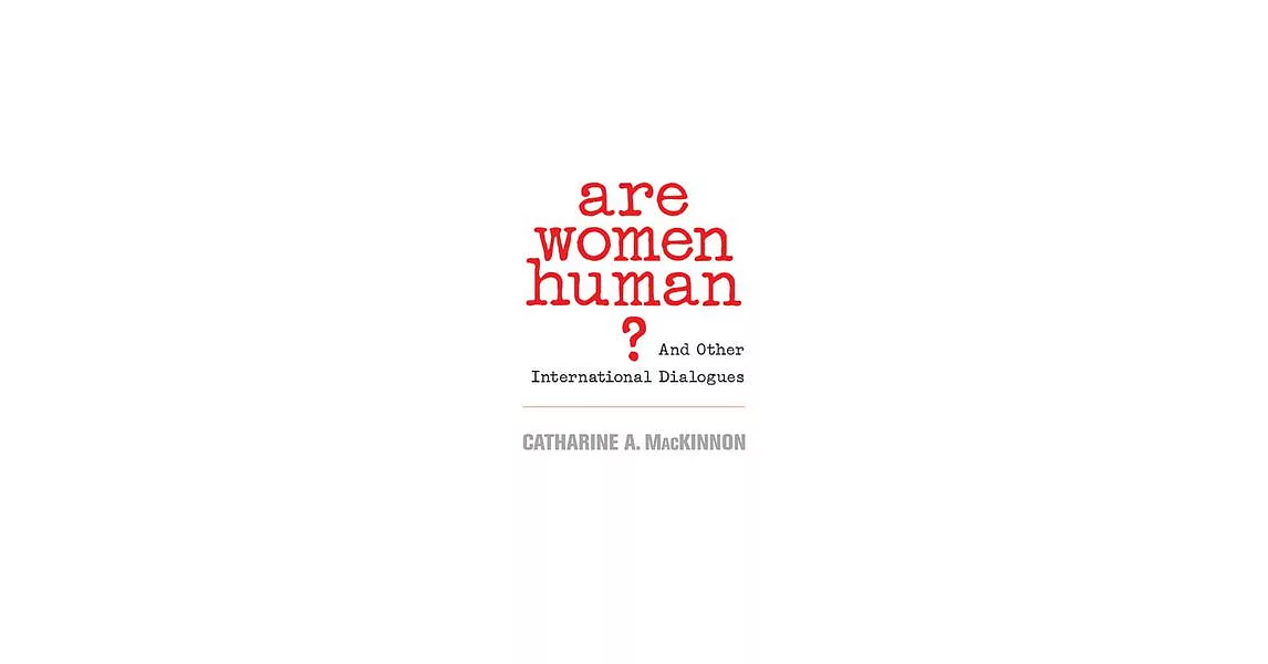 博客來-Are Women Human?: And Other International Dialogues