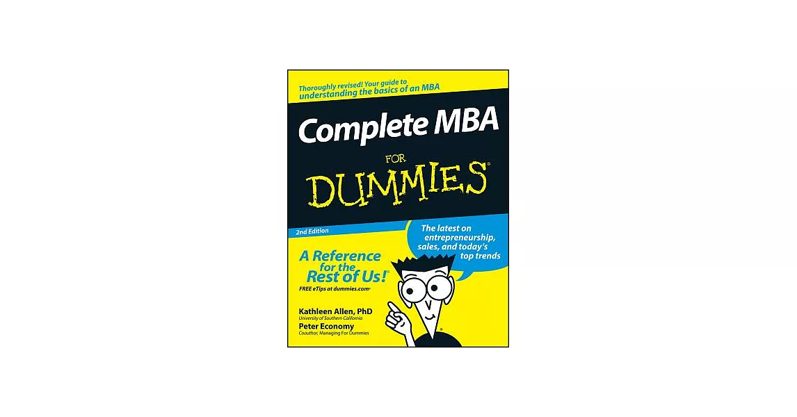 博客來-Complete MBA for Dummies