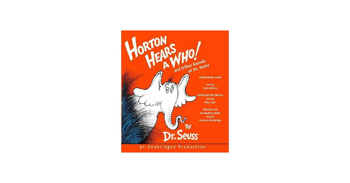 博客來-Horton Hears a Who and Other Sounds of Dr. Seuss: Horton Hears a ...