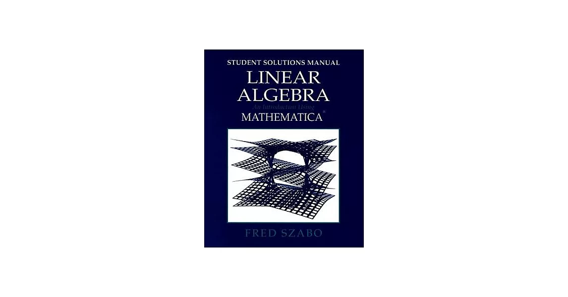博客來-Linear Algebra: An Introduction Using Mathematica
