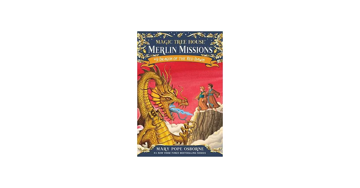 博客來-神奇樹屋Magic Tree House Merlin Mission #9: Dragon of the Red Dawn