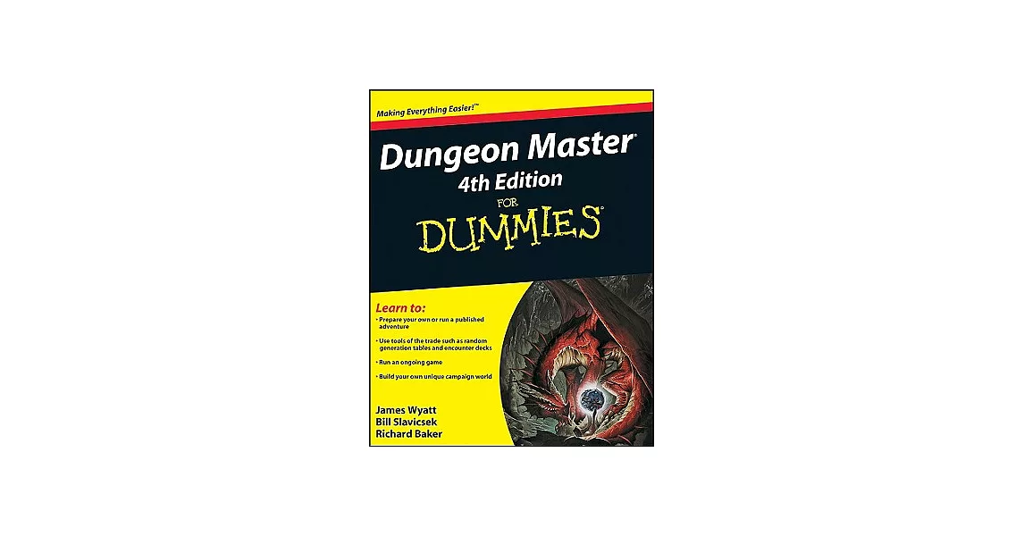 博客來-Dungeon Master For Dummies