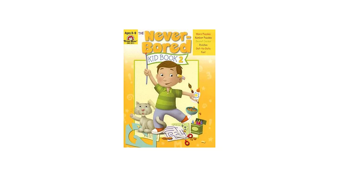 博客來-The Never-Bored Kid Book 2 Ages 8-9