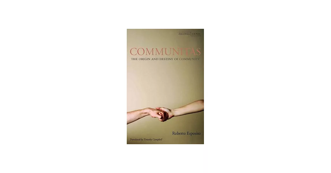 博客來-Communitas: The Origin and Destiny of Community