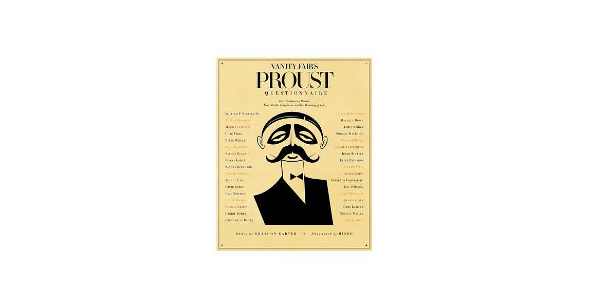 博客來-Vanity Fair’s Proust Questionnaire: 100 Luminaries Ponder Love ...