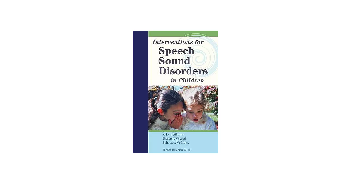博客來-Interventions for Speech Sound Disorders in Children [With DVD]