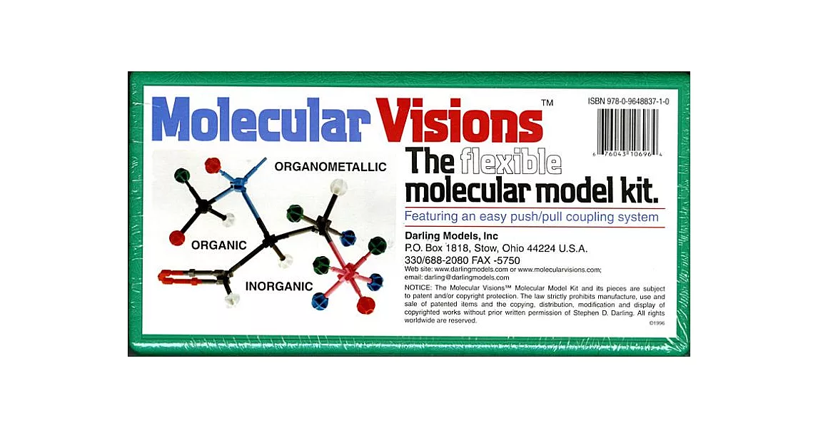博客來-Molecular Visions (Organic, Inorganic, Organometallic) Molecular ...