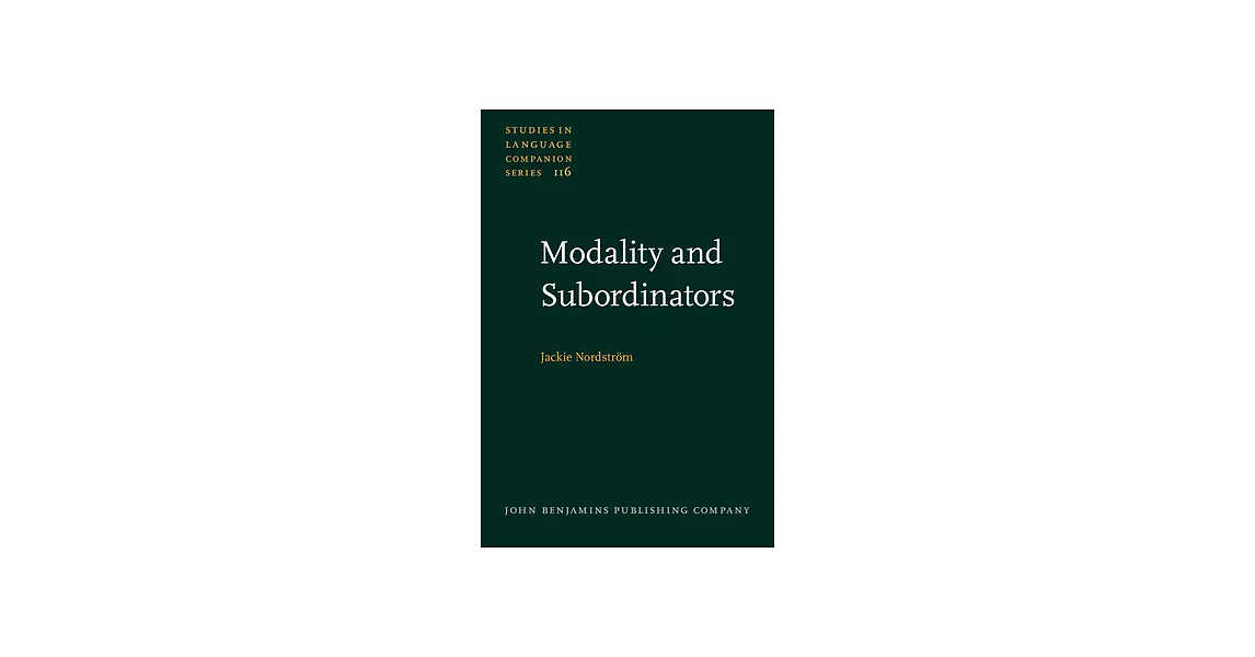 博客來-Modality and Subordinators