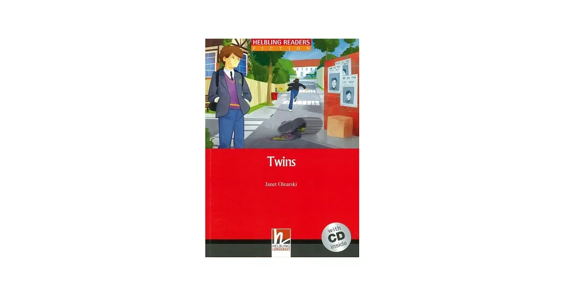 博客來-Helbling Readers Red Series Level 3: Twins with CD