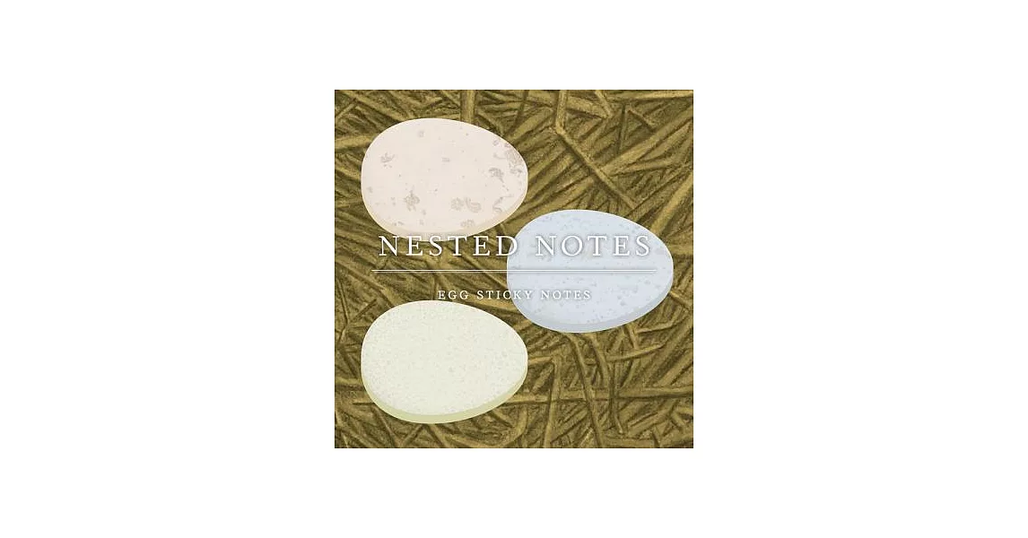 博客來-Nested Notes: Egg Sticky Notes