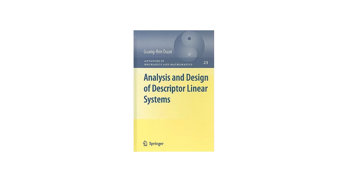 博客來-Analysis and Design of Descriptor Linear Systems