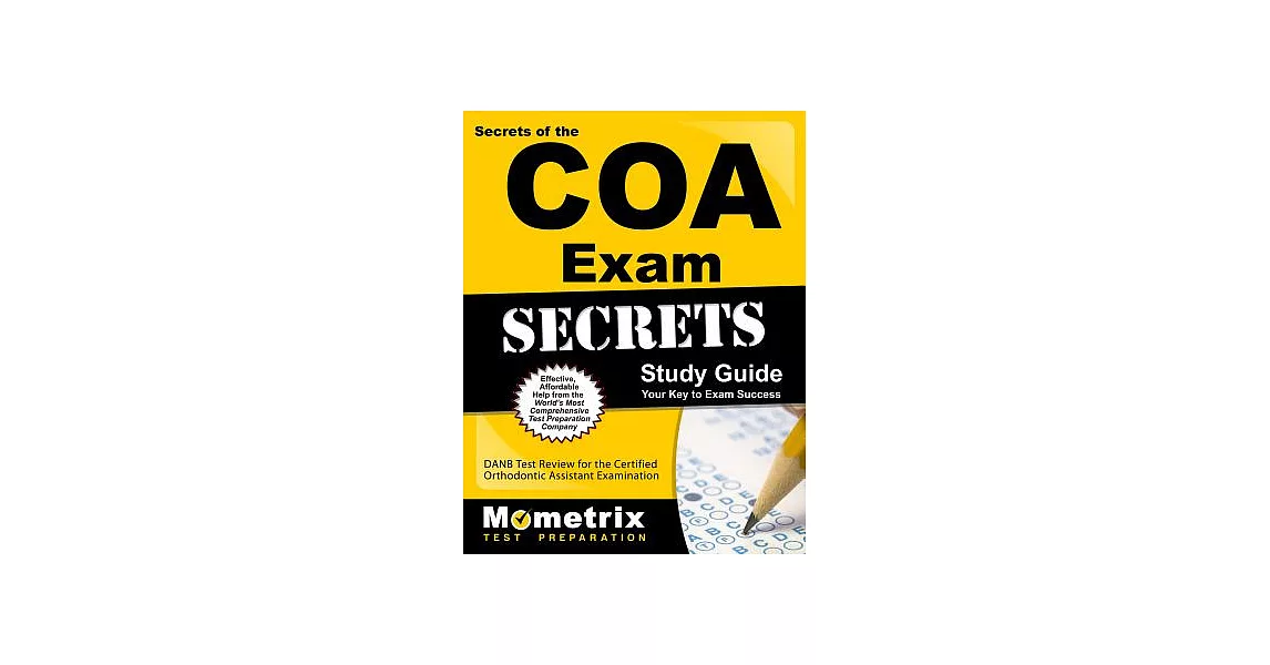 博客來-Secrets of the Coa Exam Study Guide: Danb Test Review for the ...