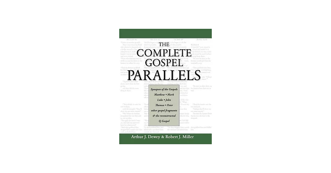 博客來-The Complete Gospel Parallels
