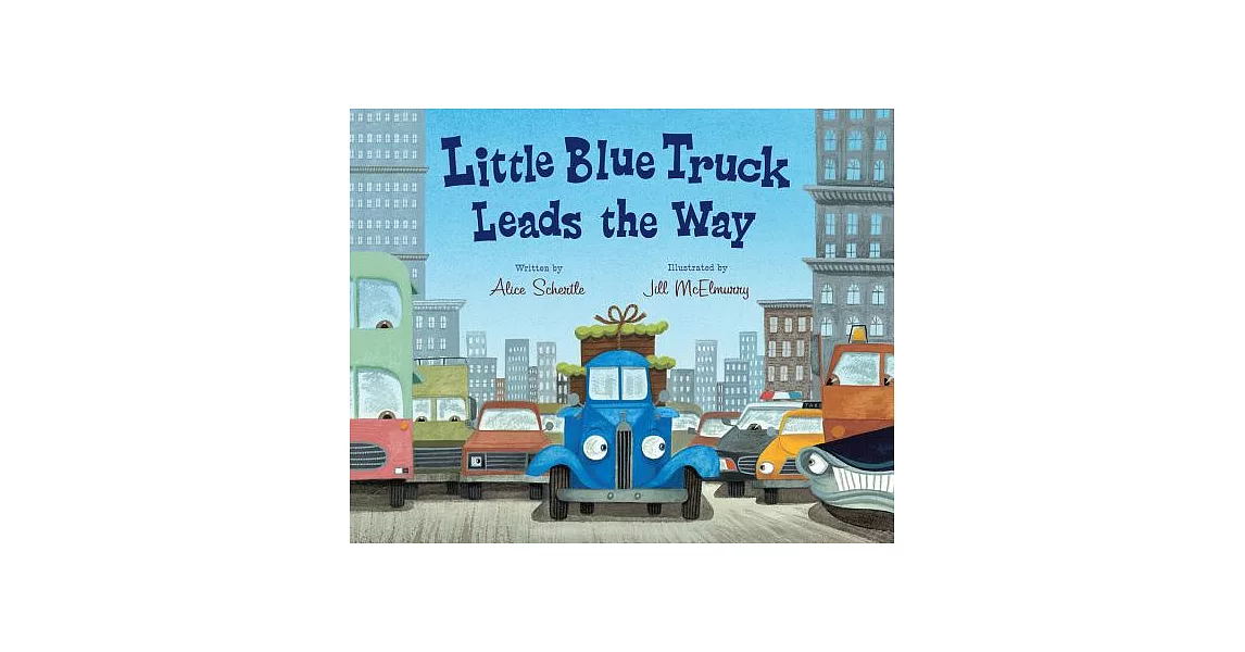 博客來-Little Blue Truck Leads the Way Big Book