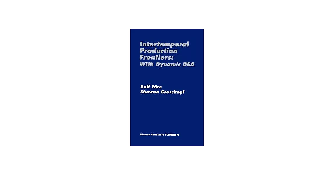 博客來-Intertemporal Production Frontiers: With Dynamic Dea