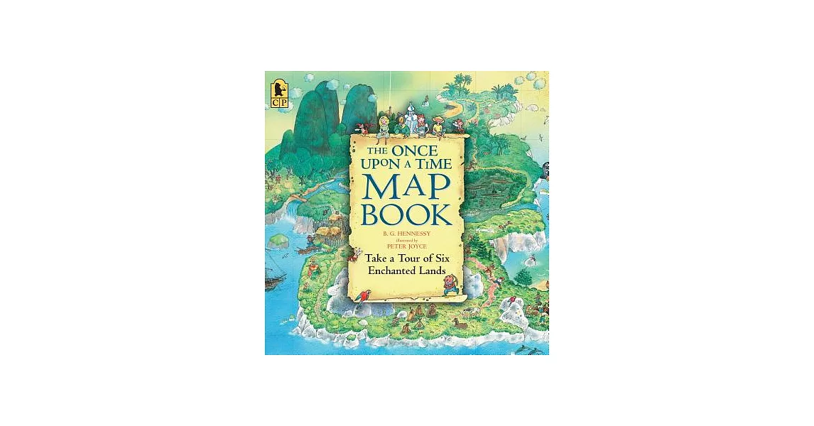 博客來-The Once upon a Time Map Book: Take a Tour of Six Enchanted Lands