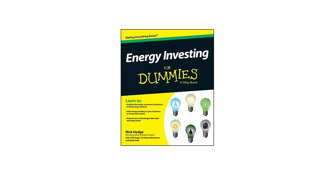 博客來-Energy Investing for Dummies
