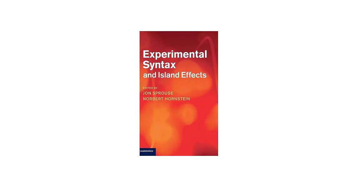 博客來-Experimental Syntax and Island Effects