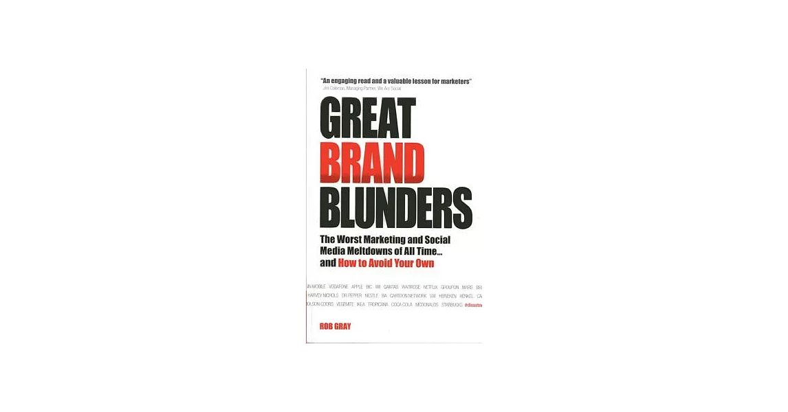 博客來-Great Brand Blunders: The Worst Marketing and Social Media ...