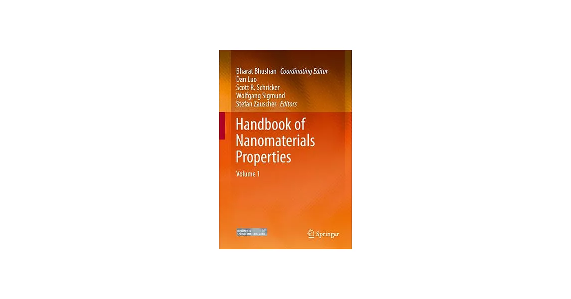 博客來-Handbook of Nanomaterials Properties