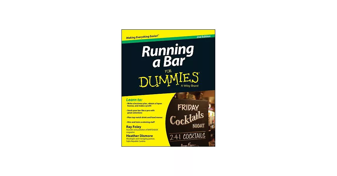 博客來-Running a Bar for Dummies