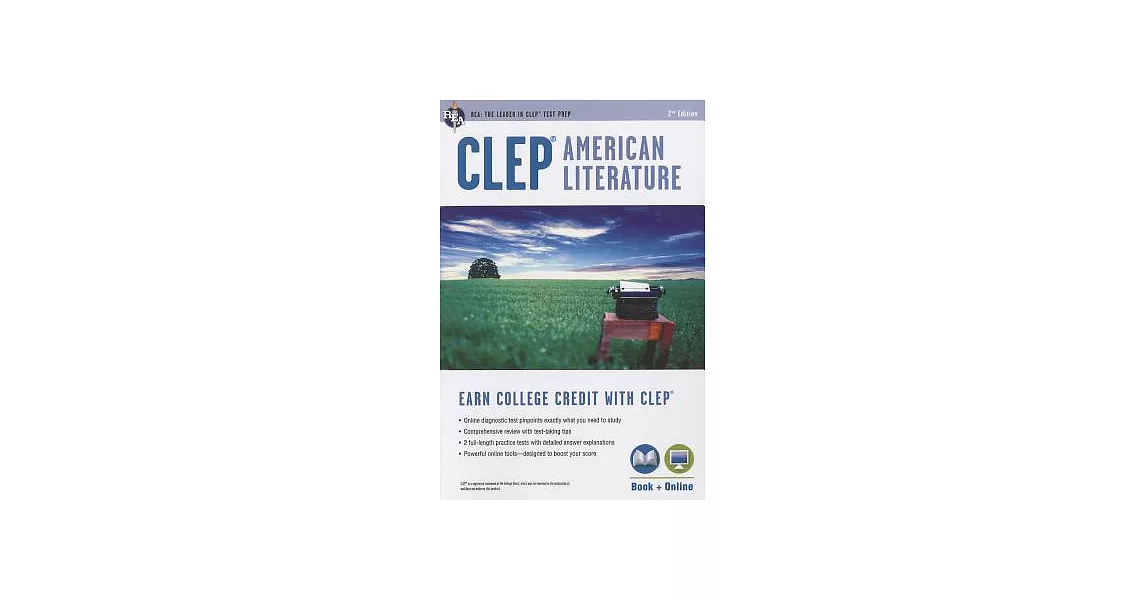 博客來-Clep American Literature: Book + Online