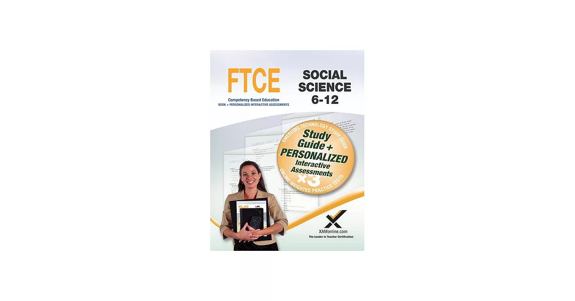 博客來-FTCE Social Science 6-12: Teacher Certification