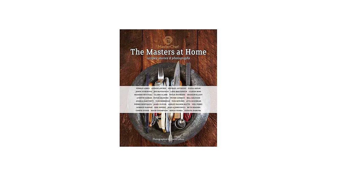 博客來-The Masters at Home: Recipes, stories & photographs
