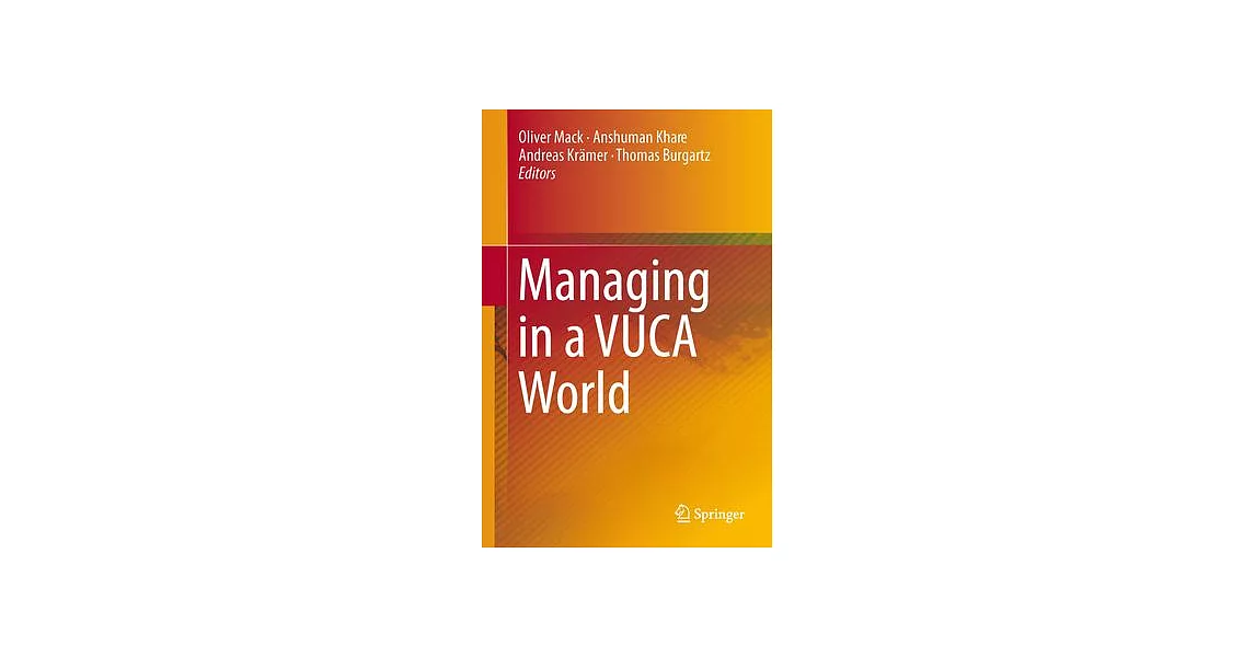 博客來-Managing in a VUCA World
