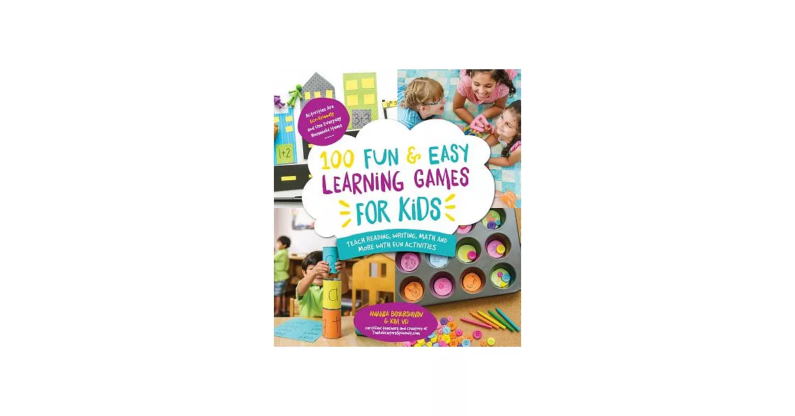 博客來-100 Fun & Easy Learning Games for Kids: Teach Reading, Writing ...