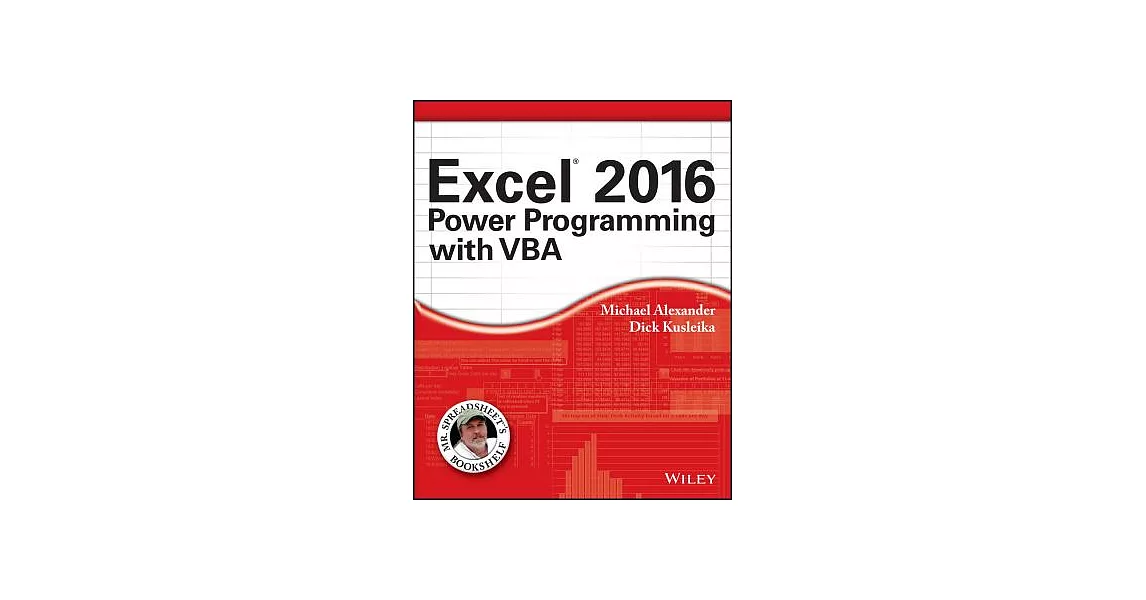 博客來-Excel 2016 Power Programming With VBA